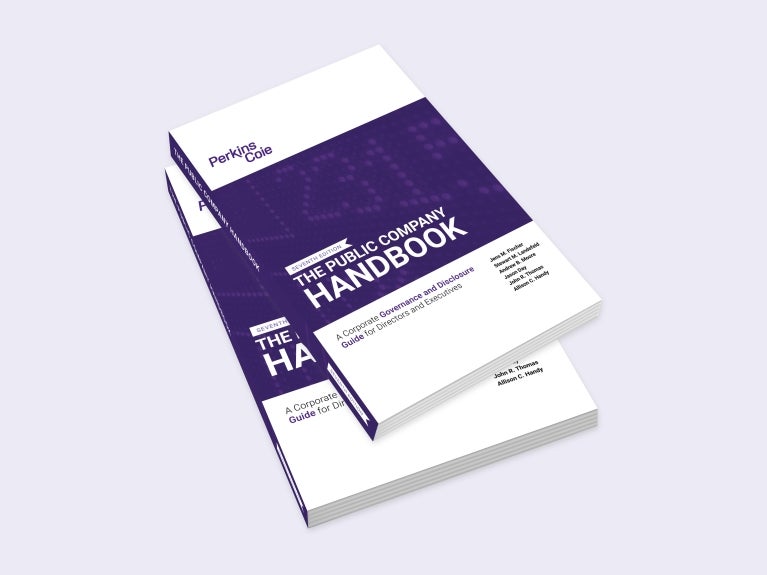 Now Available: 7th Edition of "The Public Company Handbook" | Perkins Coie
